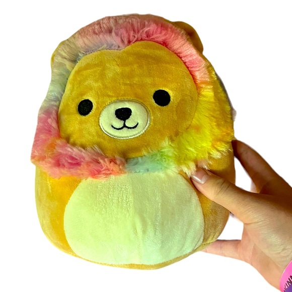 Squishmallows | Toys | Leonard The Rainbow Mane Lion Squishmallow By ...